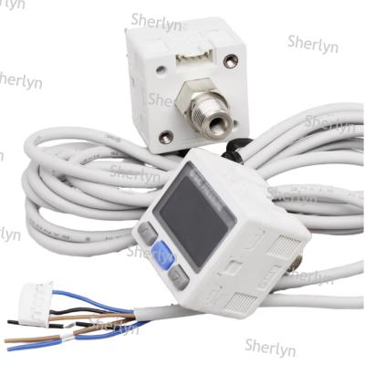 China SMC ISE30A-01-N-L Industrial Grade Digital Positive Pressure Switch NPN Output 1MPa Range Pneumatic System Pressure Monitoring Special for sale