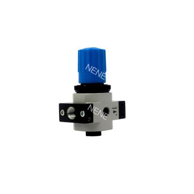 China Festo LR-1/4-D-MINI-MPA 8002275 Zinc Alloy Pressure Regulator with MPA Gauge G1/4 0.5-12 bar 1500L/min Directly Actuated Diaphragm Lockable Rotary Knob for sale