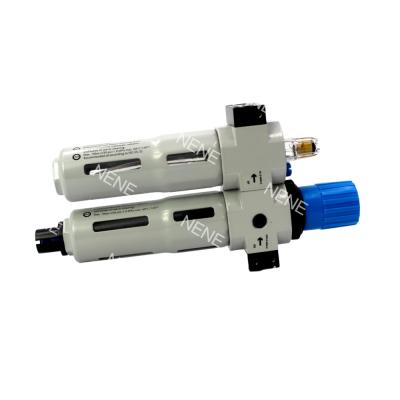 China Air preparation unit Festo FRC-3/8-D-7-MINI-A 162764 Pneumatic FRL Unit G3/8 40μm Fully Automatic Drain 0.5-7bar 1500L/min Zinc Die-Cast With Pressure Gauge Metal Bowl Guard for sale