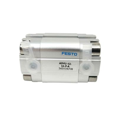 China Festo ADVU-16-10-P-A 156508 16mm Bore 10mm Stroke Internal Thread Double-Acting Compact Cylinder M5 Port Magnetic Ring ISO 6432 Electronics Manufacturing for sale