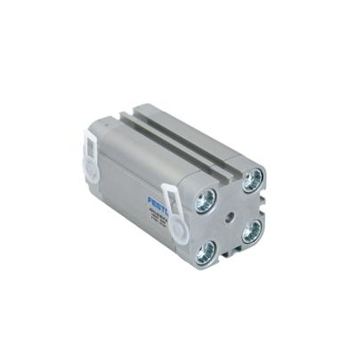China Conveyor Line Stopper FESTO ADVU-20-5-A-P-A 156600 External Thread 20mm Bore 5mm Stroke Double-Acting Compact Cylinder M5 Port Magnetic Ring ISO 6432 for sale