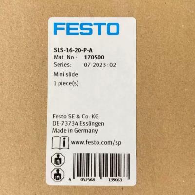 China Festo 170488 SLS-6-20-P-A Short Stroke Guided Air Cylinder For Desktop Custom Automation Jigs for sale