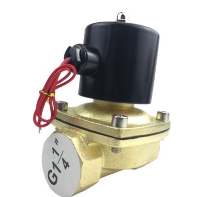China G1-1/4 Port Size Pneumatic Solenoid Valve Incorporating Voltage Tolerance Plus Minus 10 Percent and 35 Mm Orifice Size for Fluid Control for sale