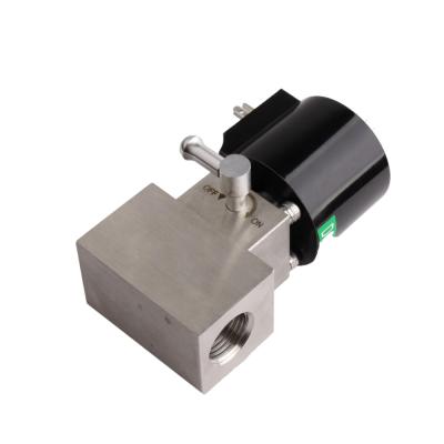 China Stainless Steel 304 Air Valve 3/8'' Port Size and 8mm Orifice Size 350 Bar Max Pressure PEEK Seal 8.7BAS080B03 for sale