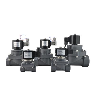 China EPDM seal material pilot diaphragm solenoid valve FF1U25B25 featuring UPVC body 25mm Orifice Size 1'' Port Size for sale