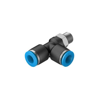 China Festo QS-16-12 Reducing Push in Connector 16mm to 12mm Tube Fitting for Fluid Power Distribution 130616 Push-in T-connector for sale