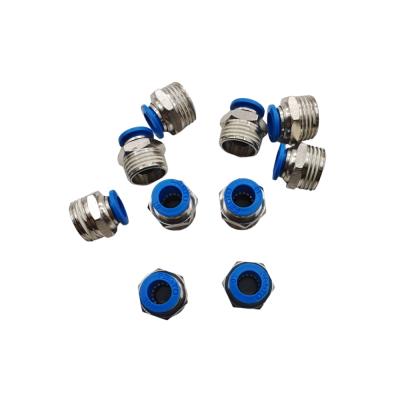 China Festo QS-1-2-8 Push in Tube Connector R1/2 Thread 8mm Pneumatic Fitting for High Pressure Circuits for sale
