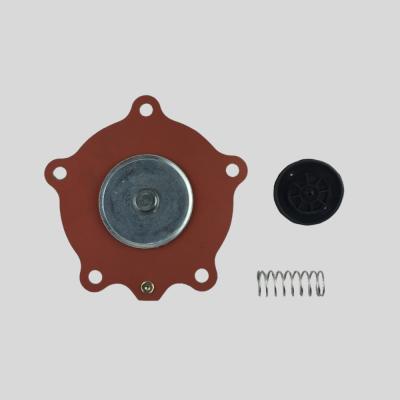 China Taeha 1 Inch Right‑Angle Type Single Diaphragm Set With Return Spring FKM Rubber Red / Green Diaphragm For Dust Collector Pulse Valve for sale