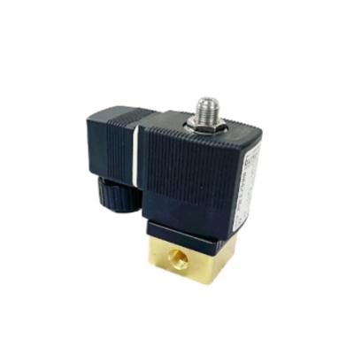 China Burkert Solenoid Valve 00126091 00126092 00126094 Type 6013 2/2 NC Direct Acting Brass Body FKM Seal G1/8 Thread 3.0mm Orifice 0 6bar DC24V 8W Air Water Gas Shut Off Valve for sale