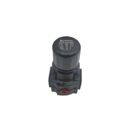 China Norgren 3/4 Inch Port Pneumatic Pressure Control Unit R74G‑6GK‑RMN Relieving Type Regulator Push Lock Knob Aluminum Alloy Body NBR Seal For Industrial Machinery Air Circuit Upgrade for sale