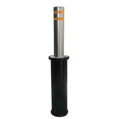 China Stainless Steel Manual Rising Bollards Manual Telescopic Bollards 600-1000mm Height for sale
