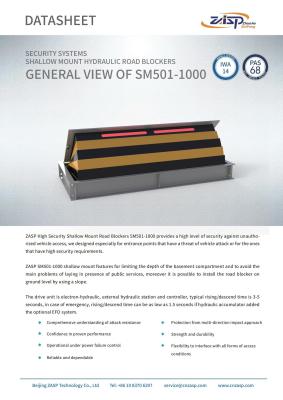 China Roadway Safety Hydraulic Road Blocker For High Security Traffic Barrier for sale