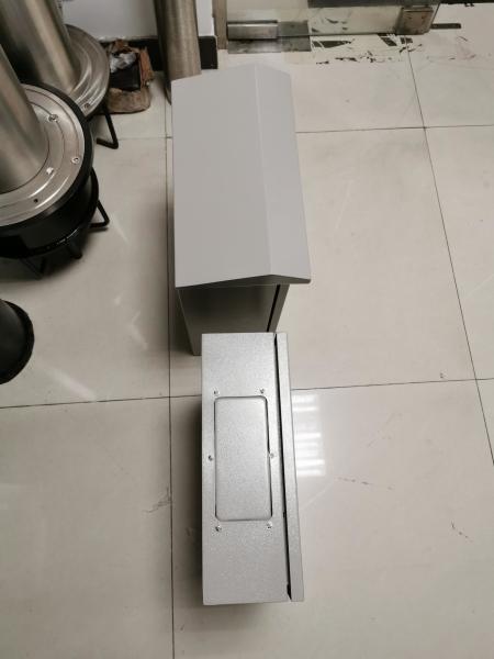 200mm Width Silver Plc Cabinet Components Plc Control Box For Electric Usage