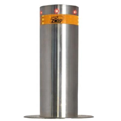 China IP68 Rated LED Lighted Retractable Driveway Bollards With Automatic Lifting Function for sale