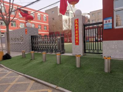 Cina Bollato elettrico in acciaio inossidabile per il controllo dell'accesso Altura 600 mm-1000 mm Spessore 6 mm in vendita
