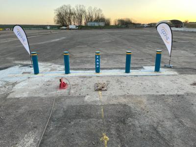 China 900mm Fixed Bollards for Perimeter Protection 800mm Intercept Height for sale