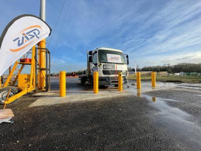 China Fixed Bollards 800mm Intercept Height Q345 Carbon Steel for sale