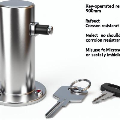 Cina Paletto amovibile a chiave 900mm con resistenza alla corrosione in vendita