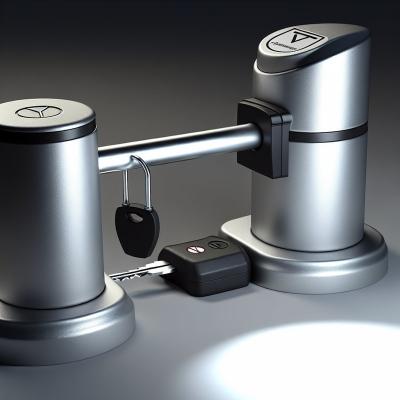 China Handmatig terugtrekbare bollards met sleutel slot en anti-ramming weerstand Te koop