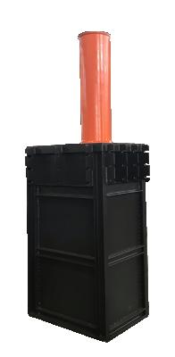 China PAS 68 & IWA 14-1 Certified Automatic Rising Bollard with K12/M50 Crash-Rated Hydraulic Security and 1000mm Intercept Height for sale