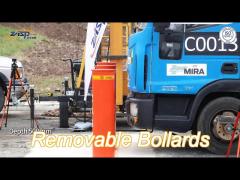 Fixed Bollard 114mm Diameter 3mm Thickness Bolt-Down Installation
