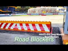 High Security Hydraulic Road Blocker with RS485/RS232 Communication, -35°C To 75°C Operating Temperature and 7.5Kw Rated Power