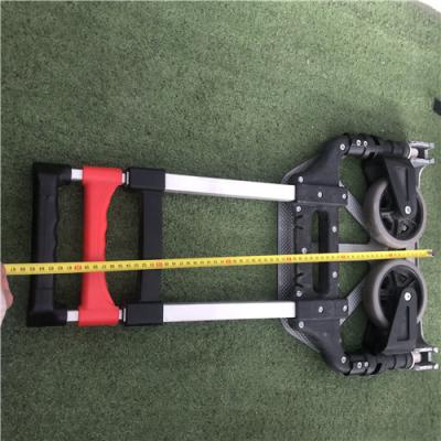 Cina 70kgs Folding Hand Trolley Collapsible Aluminium Hand Trolley Portable in vendita