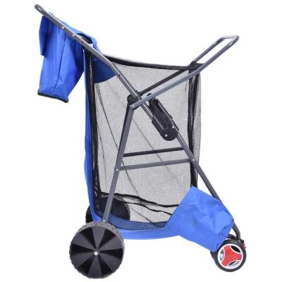 Cina Carretto di plastica di EVA Wheel Fishing Cart Folding del carretto pieghevole portatile del vagone con le ruote in vendita