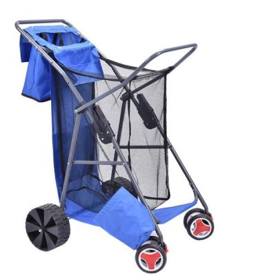 Cina Carretto di plastica di EVA Wheel Fishing Cart Folding del carretto pieghevole portatile del vagone con le ruote in vendita