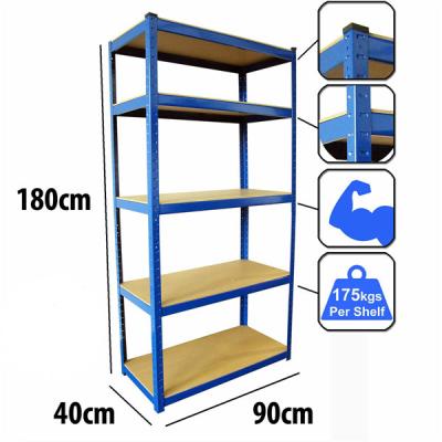 Cina Garage domestico di Boltless dello scaffale di stoccaggio di 900*400*1800 Boltless dello scaffale resistente della scaffalatura in vendita