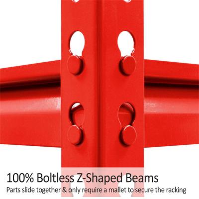 Cina scaffalatura resistente Boltless 700*300*1500 del metallo dello scaffale di stoccaggio di 175kg Boltless in vendita