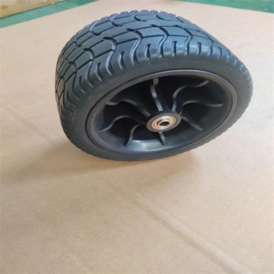 Cina ruote del carrello della spiaggia della ruota della schiuma dell'unità di elaborazione 7x4 le ampie insabbiano le carrozze ferroviarie in vendita