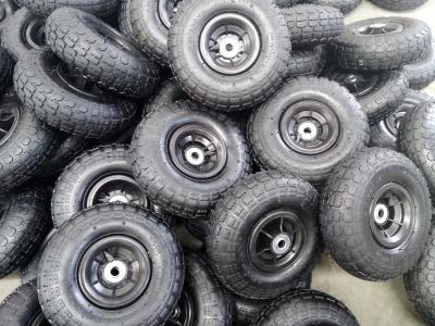 Cina Il camion a 10 pollici del sacco del giardino spinge la ruota di gomma 26CM dell'aria delle ruote gonfiabili del carrello in vendita