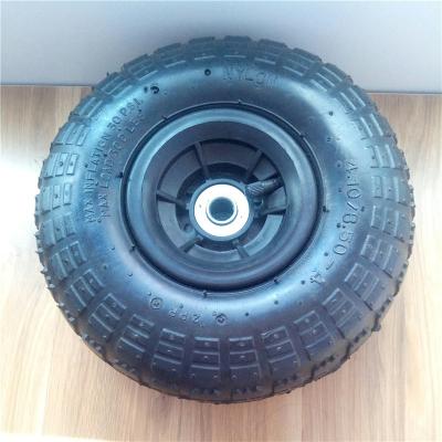 Cina Il camion a 10 pollici del sacco del giardino spinge la ruota di gomma 26CM dell'aria delle ruote gonfiabili del carrello in vendita