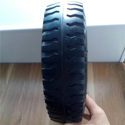 Cina 350-6 ruote pneumatiche d'acciaio rosse del camion del sacco di Rim Pneumatic Trolley Wheels Rubber in vendita