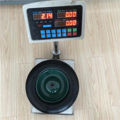 Cina 350-8 il carrello pneumatico d'acciaio verde di Rim Cart Pneumatic Wheels Rubber gomma la carriola in vendita