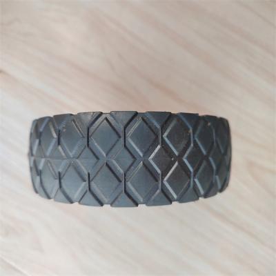Cina Ruota di plastica di campeggio portatile della falciatrice da giardino delle ruote di gomma solide a 6 pollici del carretto del carrello in vendita