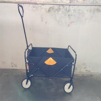 Cina Carrello pieghevole pieghevole a quattro ruote del giardino di grande capacità del carretto del vagone in vendita