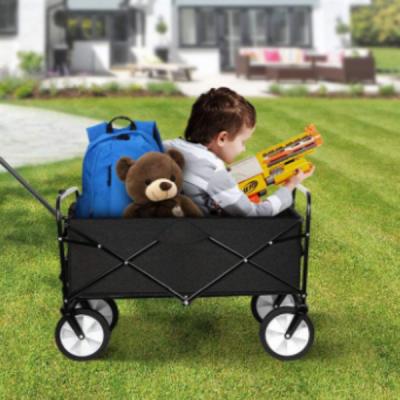 Cina Outdoor Foldable Wagon Cart 105cm Folding Wagon Heavy Duty For Garden Tool Set in vendita