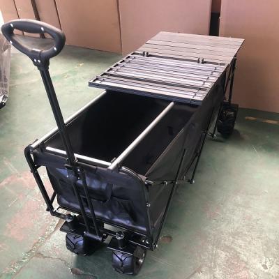 Cina Large Foldable Wagon Cart Trolley Beach All Terrain Heavy Duty Foldable Wagons in vendita