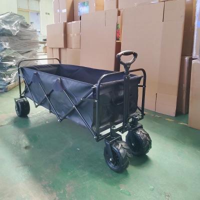Cina Large Foldable Wagon Cart Trolley Beach All Terrain Heavy Duty Foldable Wagons in vendita