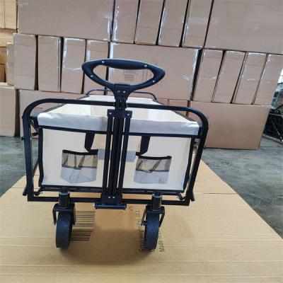 中国 家族4つの車輪が付いている携帯用折り畳み式ワゴン カートのピクニック折り畳み式のキャンプ ワゴン 販売のため