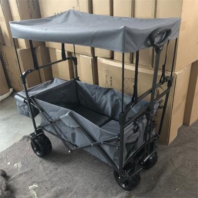 Cina il vagone piegante del vagone di 600D Oxford del carretto del passeggiatore dei bambini pieghevoli del poliestere con il baldacchino in vendita