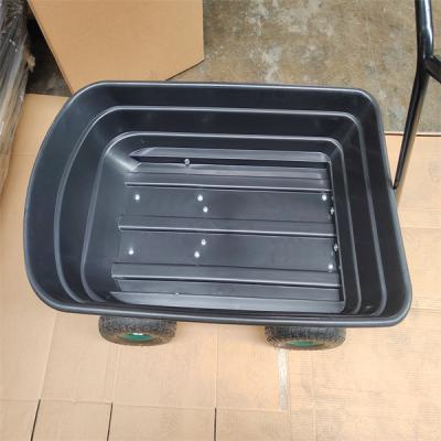 Cina 50L Capacity Garden Dump Cart On Wheel Barrow Garden Tipper Truck in vendita