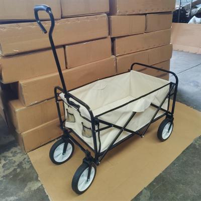 Cina Bene durevole pieghevole del carretto del vagone del giardino a quattro ruote di acciaio inossidabile in vendita