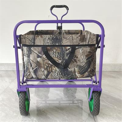 Cina Carrello di piegatura della ruota del rivestimento 4 del PVC con le tasche ritrattabili del panno di Oxford del doppio della maniglia in vendita