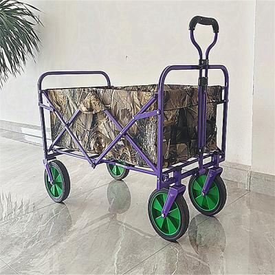 Cina Carrello di piegatura della ruota del rivestimento 4 del PVC con le tasche ritrattabili del panno di Oxford del doppio della maniglia in vendita