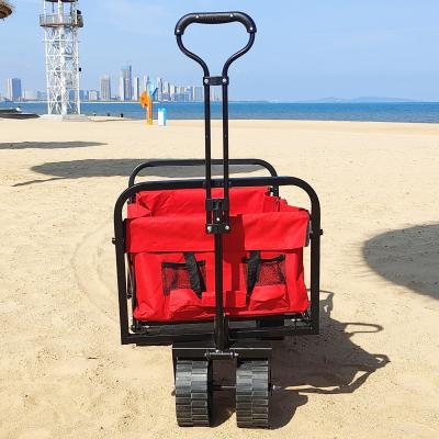 Cina Carretto pieghevole pratico della spiaggia delle ampie ruote che salda il vagone industriale di piegatura di stoccaggio in vendita