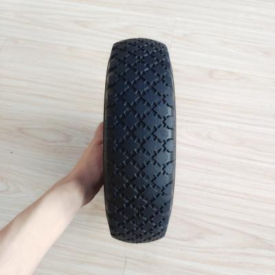 Cina 3.50-6 ruote pneumatiche del carrello della ruota di gomma a 10 pollici d'acciaio rossa di Rim Sack Barrow Wheel della gomma in vendita