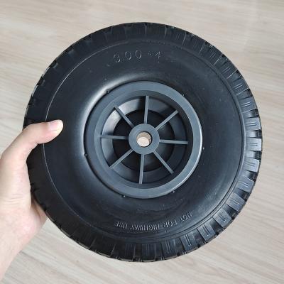 Cina Ruota pneumatica della gomma di gomma 3.00-4 a 10 pollici per il carrello Dolly Pneumatic Wheels del carrello a mano in vendita